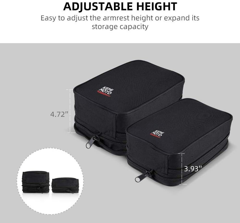 UTV Armrest Console Storage Bag For 2015-2023 Polaris RZR S 900 XP 1000 ...