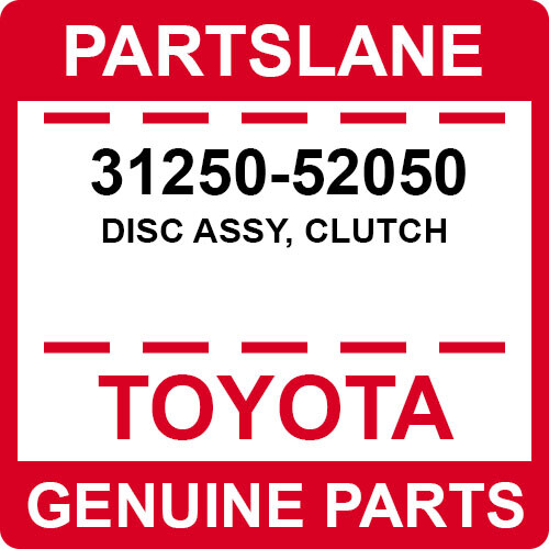 31250-52050 Toyota OEM Genuine DISC ASSY, CLUTCH | eBay