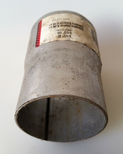 17517 Connector 2 1/2" ID x 2 1/2" OD Exhaust Adapter | eBay