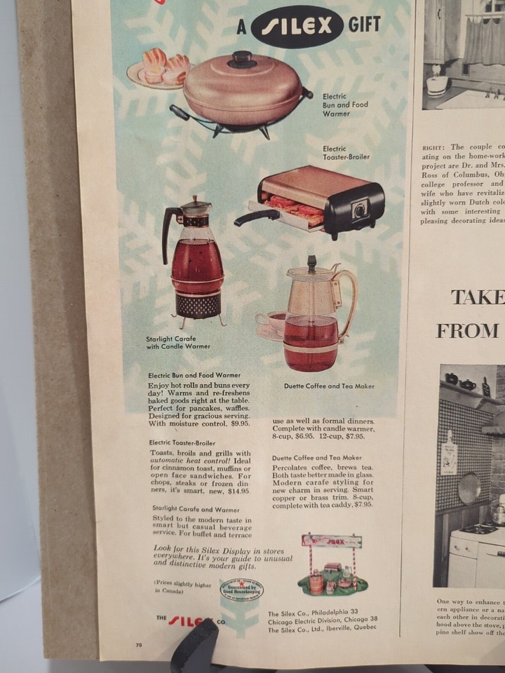 Vintage 1957 Silex Small Kitchen Appliances Magazine Ad | eBay
