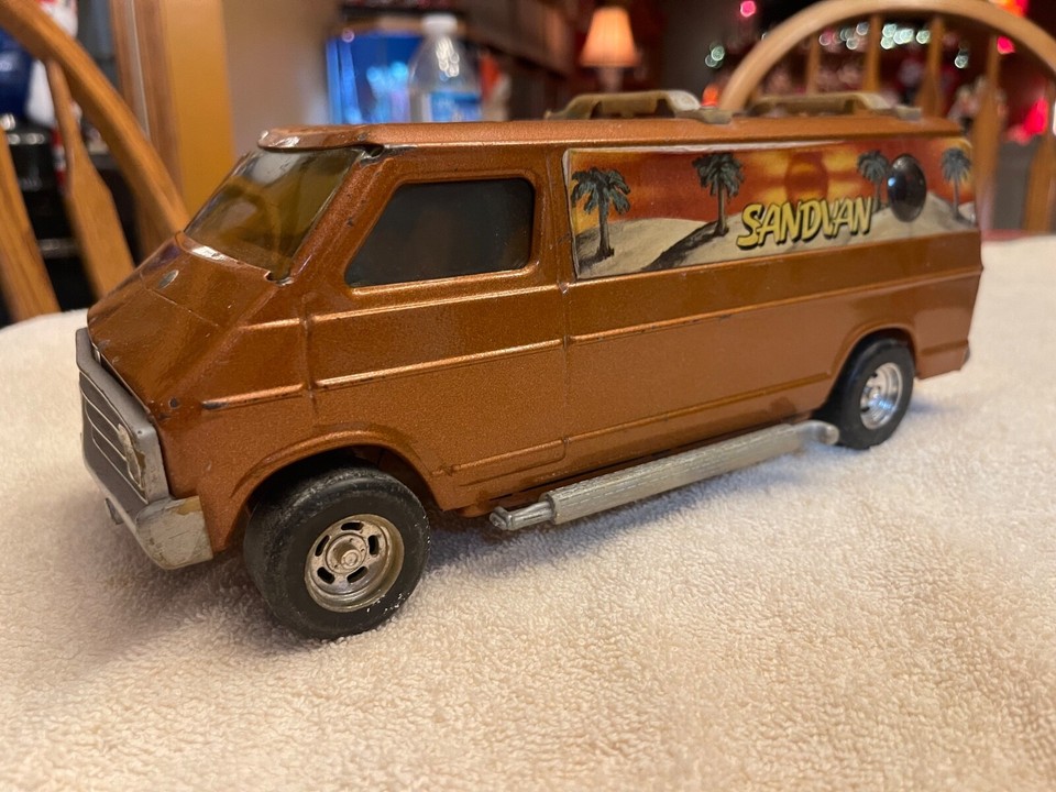 Vintage 1970's Ertl Dodge Sand Van Custom Street Diecast 11 1/2" | eBay