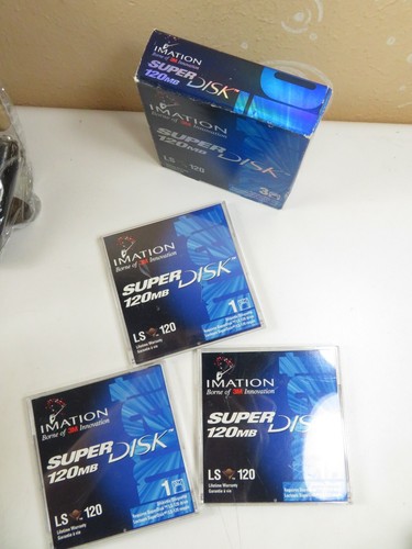 Lot of 3 Imation Super 120MB Disk for LS-120 Drive, NEW old stock | eBay