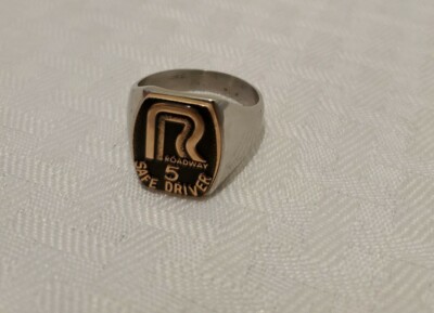 Vintage Roadway Trucking Safe Driver 5 year Award Ring | eBay