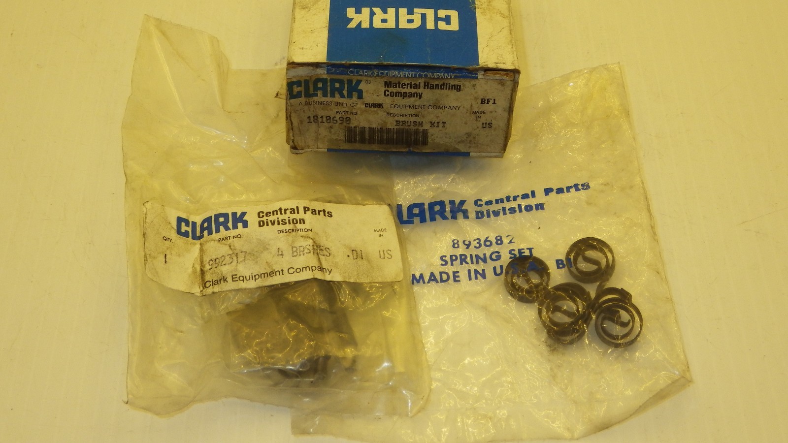 CLARK 1810690 BRUSH KIT BRUSH SET OF 4 NIB | eBay