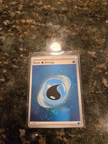 Pokemon 151 Holo Water Energy HD Swirl Galaxy Cosmo Foil Variant 003 NM ...
