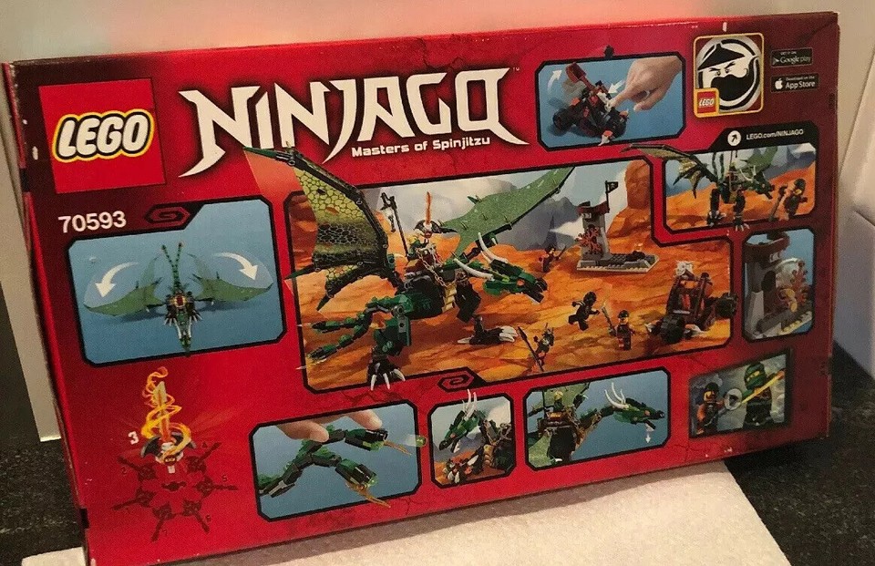 LEGO 70593 NINJAGO - THE GREEN NRG DRAGON * NEW * IN SEALED BOX ...