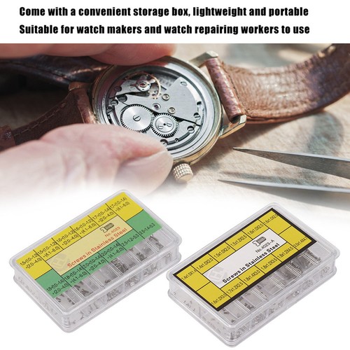 Stainless Steel Watch Back Cover Screw Watch Repairing Tools Accessory ...