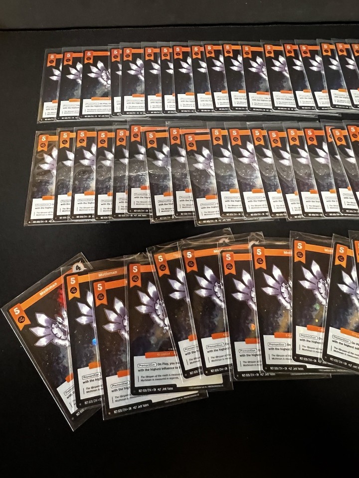 100 X Mothman 020/214 1 Star Rare Holo Card MZ1 Metazoo 2025 Cryptid ...