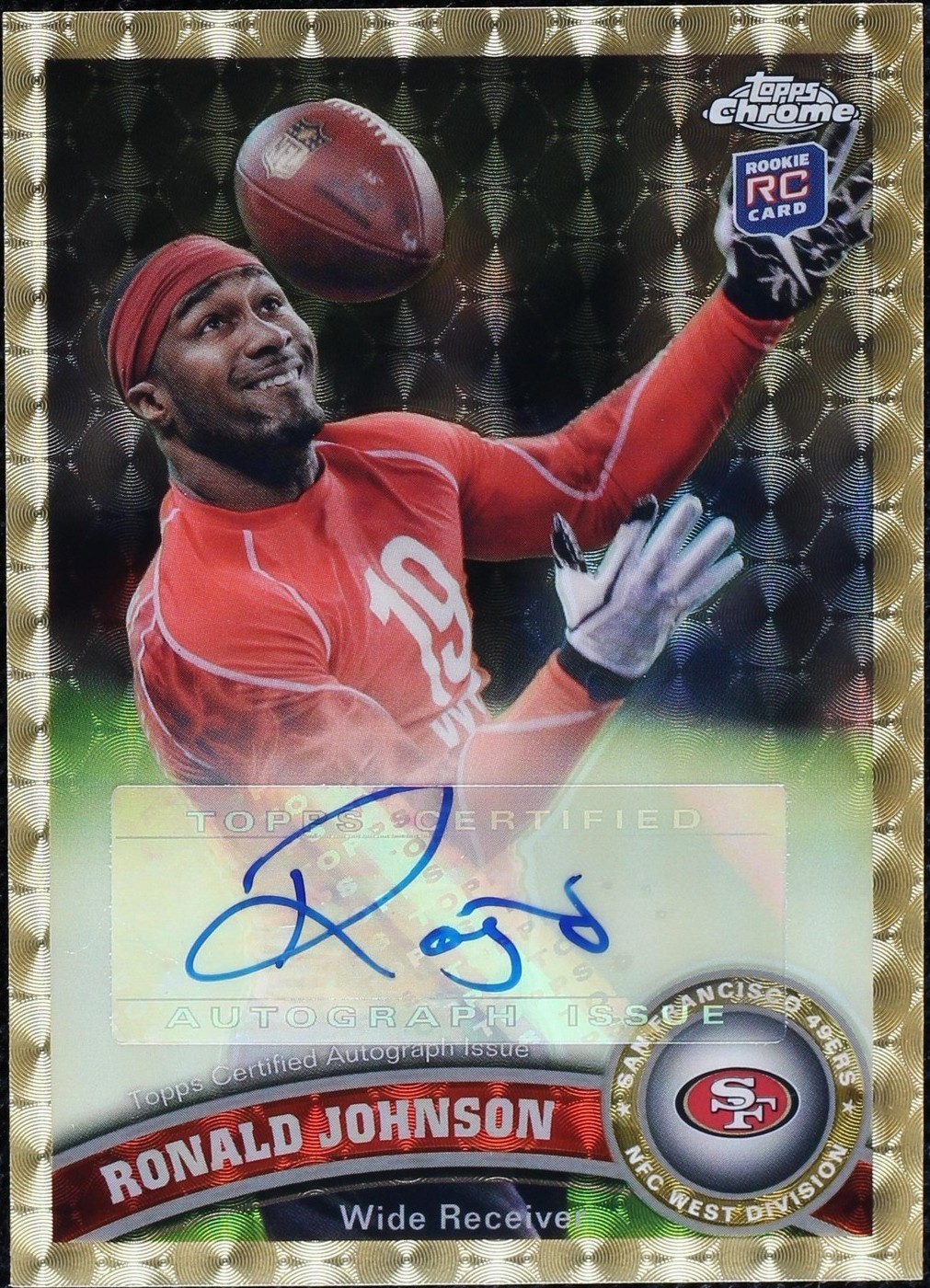 2011 Topps Chrome - Ronald Johnson #204 Superfractor Rookie Autographs ...