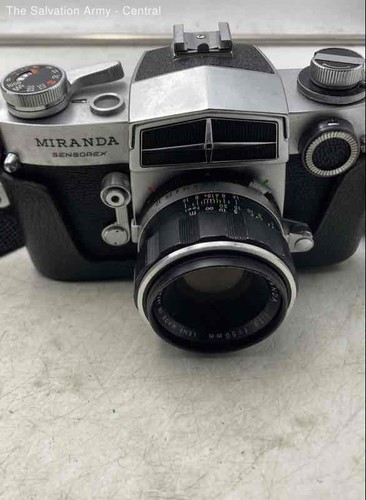 Miranda Sensorex 35 mm SLR Film Camera W/ Strap And Vivitar 102 ...