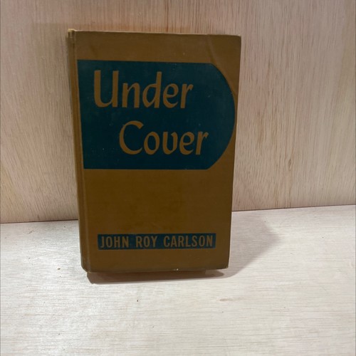 under cover book, by john roy carlson, 1943 Hardcover, Vintage | eBay