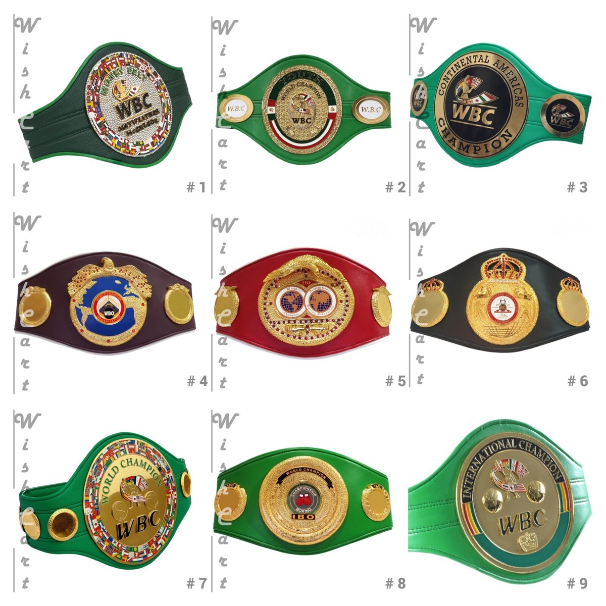 Champion Belts Collection