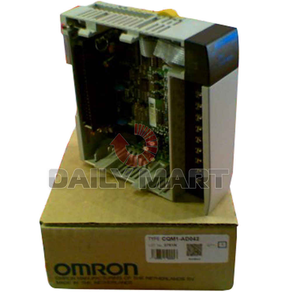 New Omron CQM1-AD042 PLC 4-Analogue Input Unit Module DIN Rai CQM1 ...