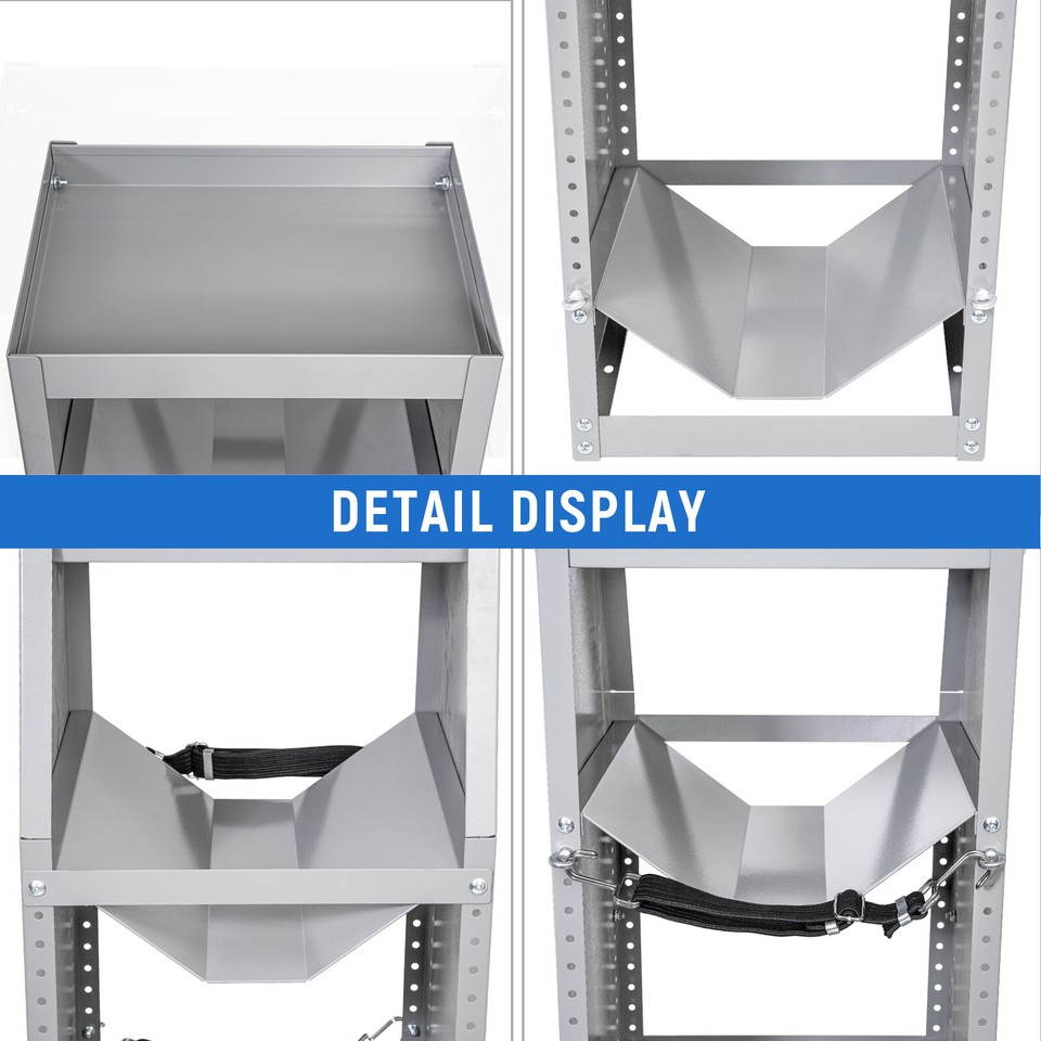 Refrigerant Tank Rack Steel Freon Rack Shelving Storage w/ Top Shelf ...