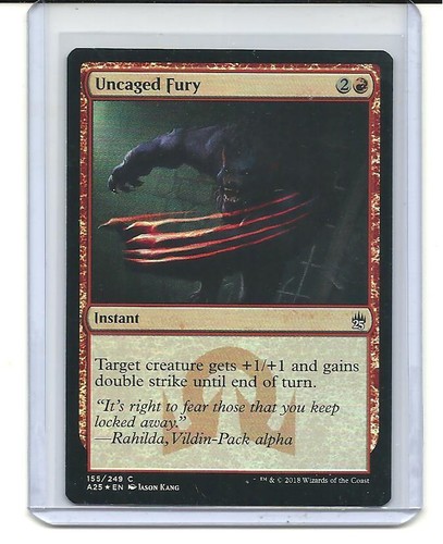 Uncaged Fury - Foil - Masters 25 - Magic the Gathering | eBay