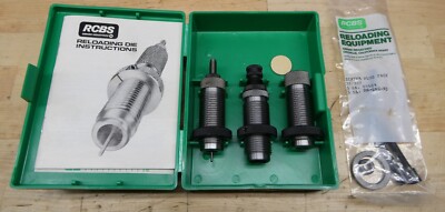 RCBS Combo Die Set .38/.357 Part # 18208 W/ Green Plastic Case, New | eBay