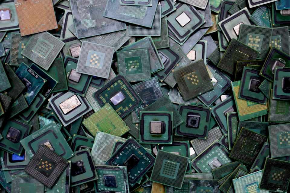 30 Lbs BGA CPU WITHOUT PINS AMD P4 scrap PCB+DIE ONLY gold recovery ...