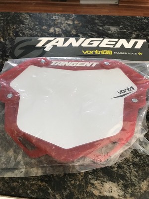 TANGENT BMX VENTRIL 3D NUMBER PLATE PRO SIZE | eBay