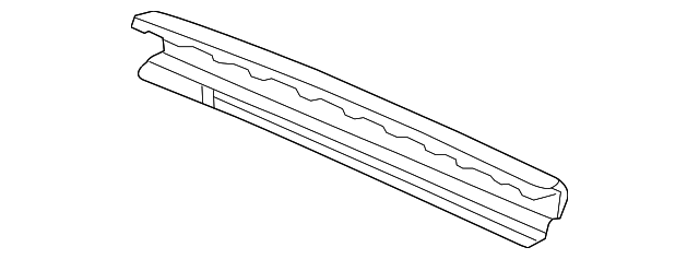 Genuine Honda Element Rear Bumper Center Cover (Silver) 71502-SCV-A00ZA ...