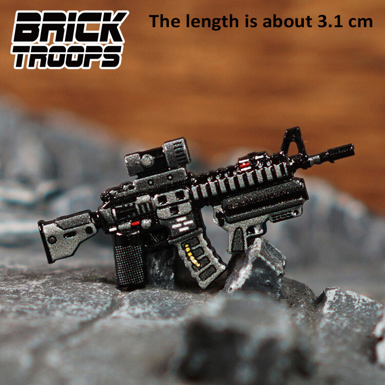 Custom M4 Rifle Variants for Minifigures -Pick Color!- NEW Brick Troops ...