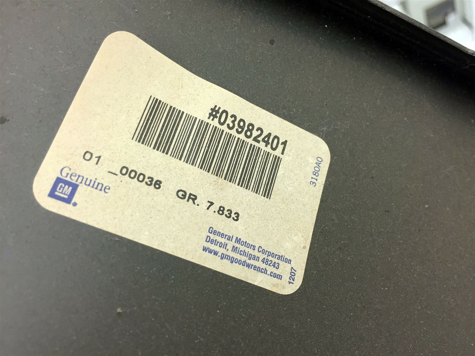 1971-72 CHEVELLE REAR VALANCE PANEL 3982401 NEW GM NOS OLD STOCK RARE ...