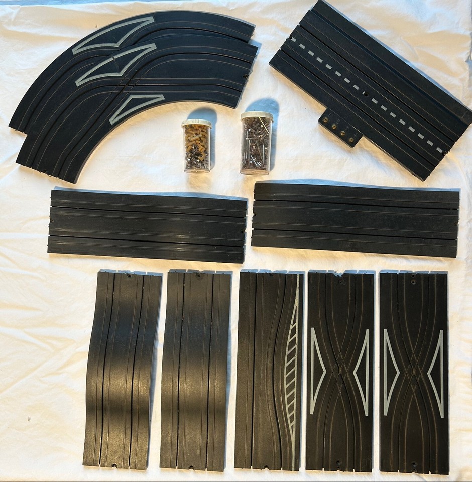 Aurora model motoring track and accessories lot | eBay