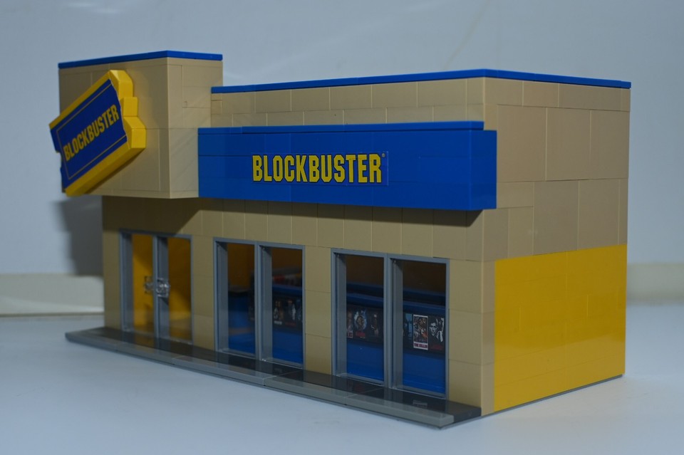 Custom Movie Rental Store Model compatible Built with Real LEGO® Bricks ...