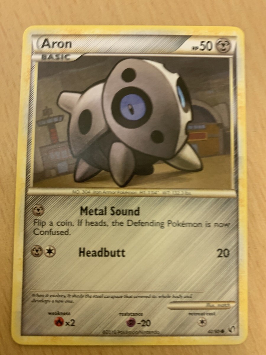 Aron Pokemon Card