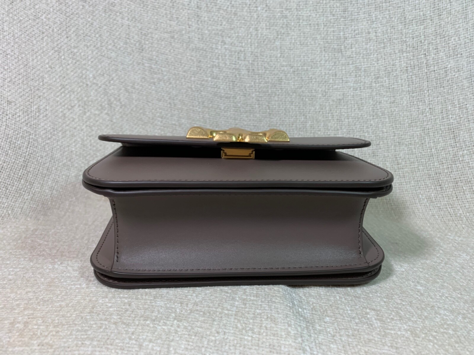 New Tory Burch Eleanor Clam Shell Taupe Small Convertible Shoulder ...