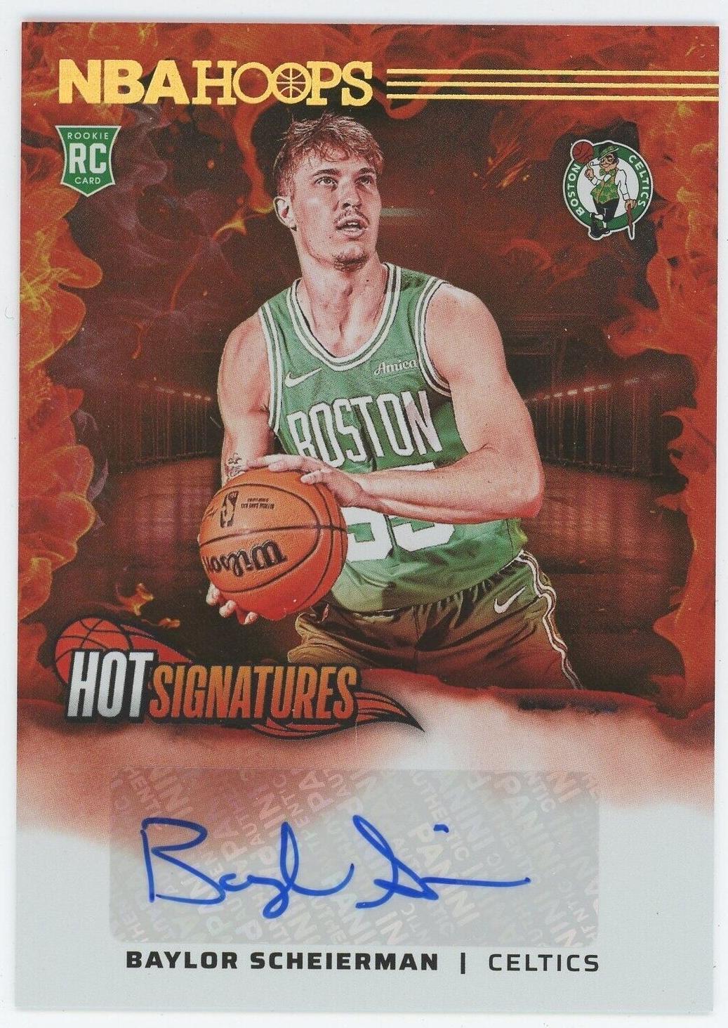 2024-25 Panini Nba Hoops - Hot Signatures Rookies Baylor Scheierman # ...
