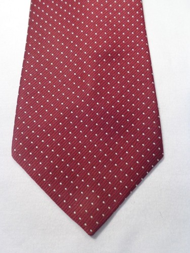 PRICE IGOR VINTAGE TIE 1940 - 1970'S FASHION FUN BURGUNDY POLKA DOT 56 ...