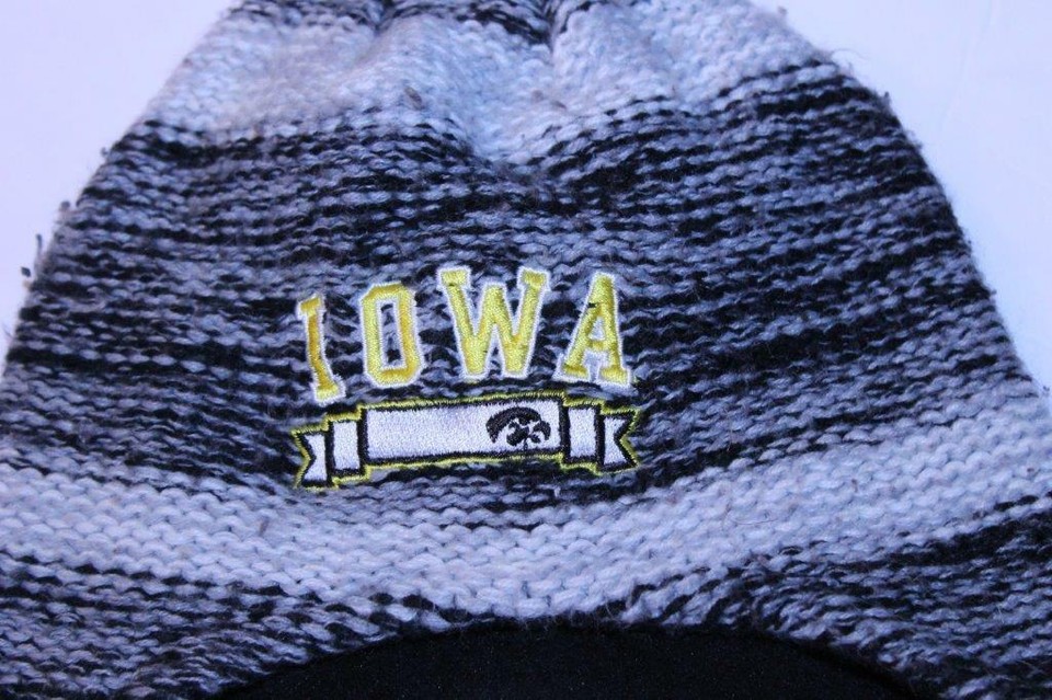 Women's Iowa Hawkeyes OSFM Beanie Stocking Cap Hat Fan Favorite | eBay