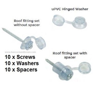 Corrugated Roof Sheeting Fixings / Nails PVC Sheets | eBay