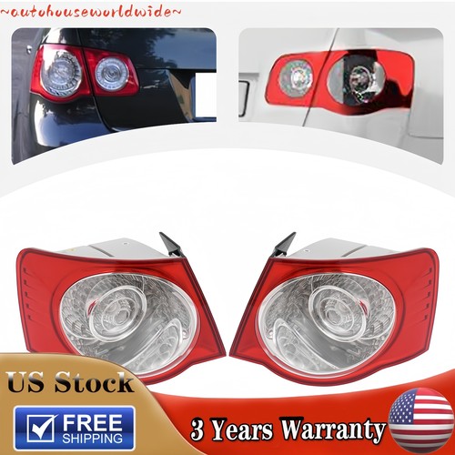 Driver & Passenger Side LED Tail Lights Rear Lamps For VW Jetta A5 MK5 ...