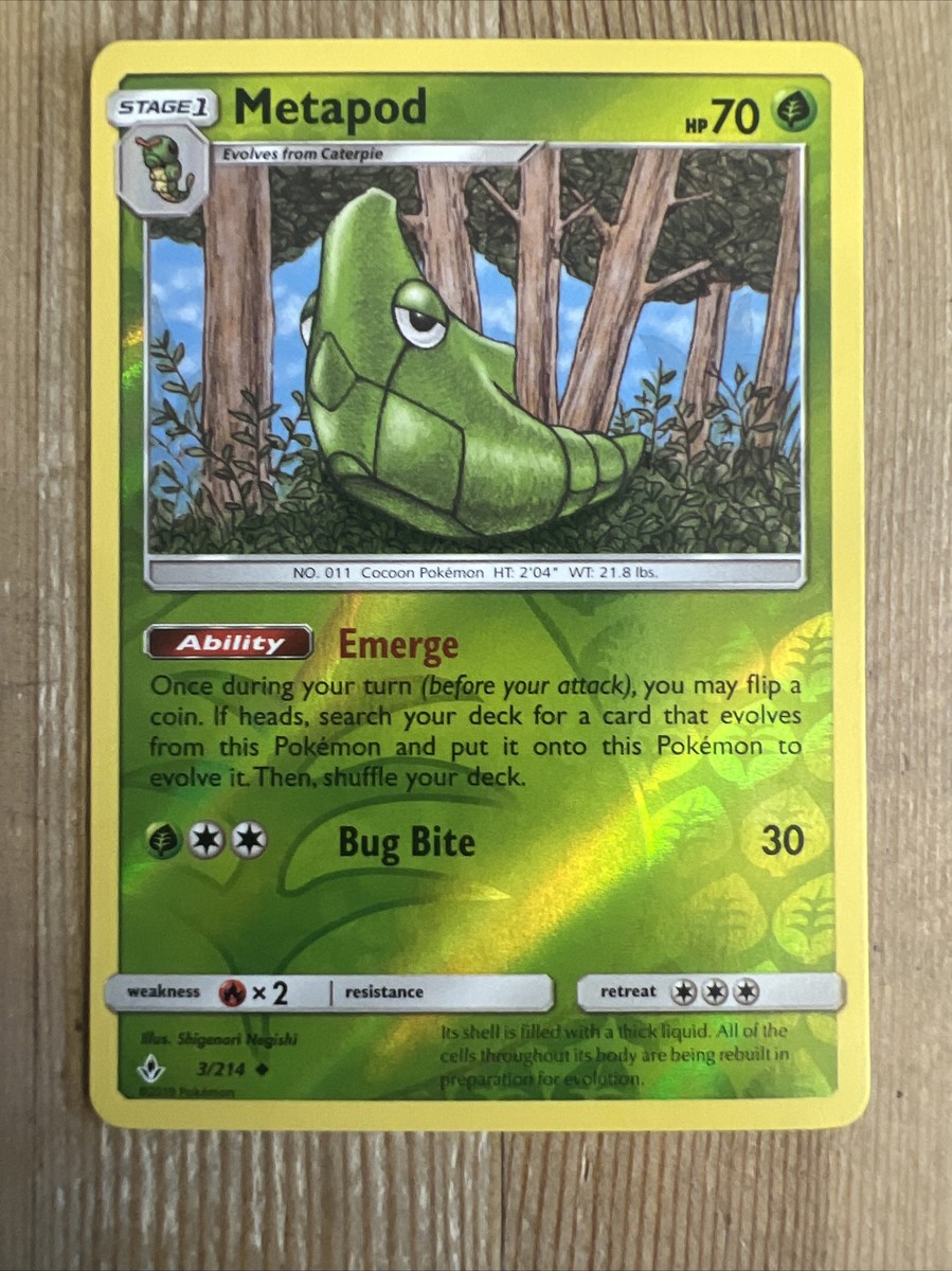 Metapod Pokemon Pokemon Let's Go | Metapod Stats, Moves, Evolution