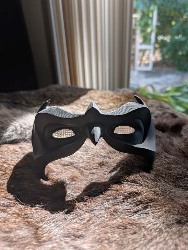 Robin Nightwing Domino Mask With Lenses Cosplay Costume Wearable Helmet ...