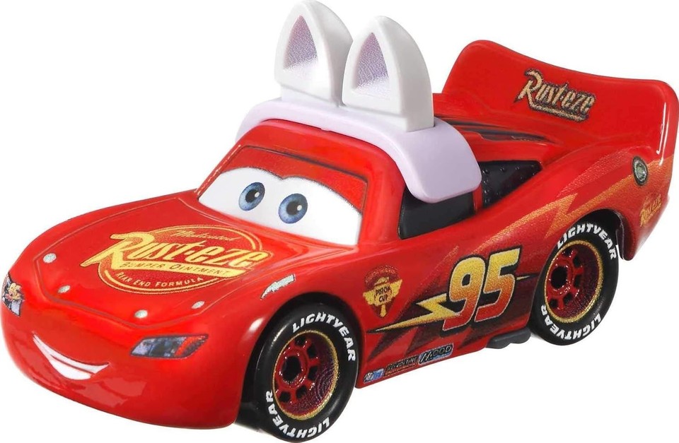 Disney Pixar Cars Lightning McQueen as Easter Buggy VHTF NIP | eBay