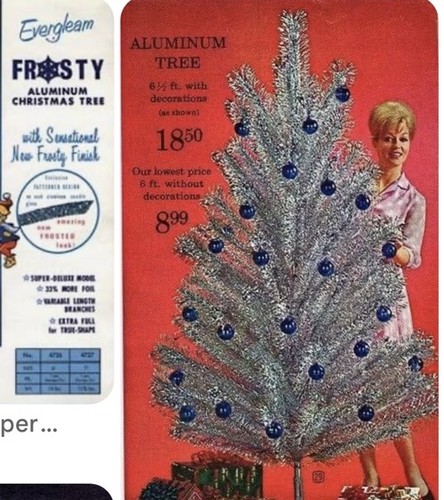 Vintage Aluminum Taper Christmas Tree Carey-McFall 118 Branches ...