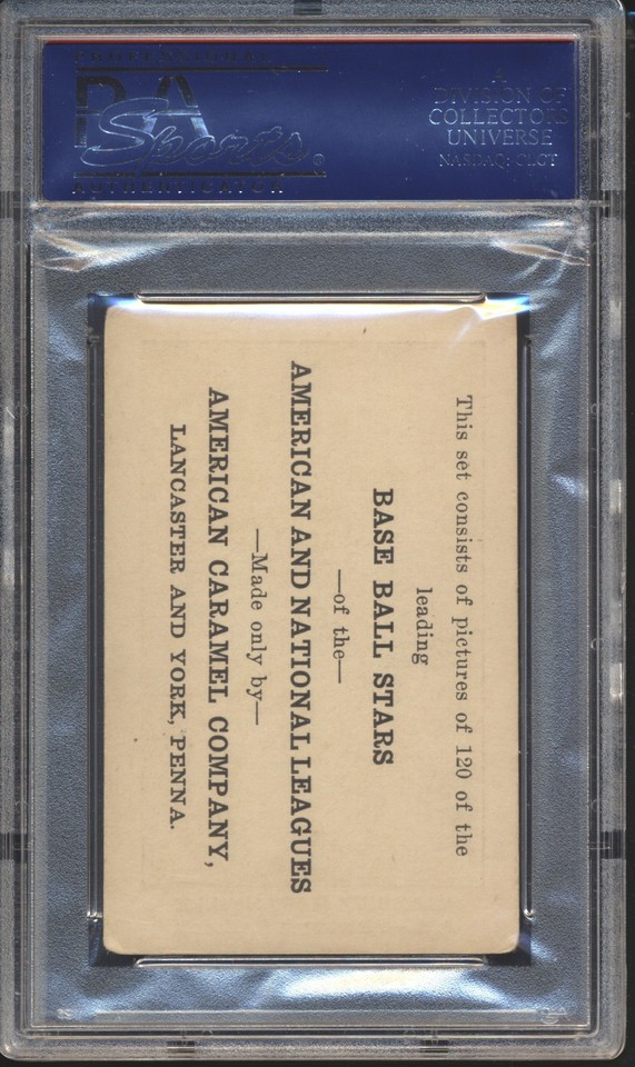 1922 E121 American Caramel Series of 120 Baseball Rabbit Maranville PSA ...