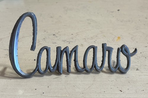 1970-1974 Chevrolet Camaro Fender Script Emblem 3974594 Chrome ...