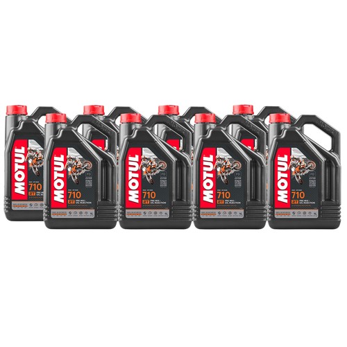 Motul 710 2T 100% synthetic 2-Stroke Ester Core 32L Engine Motor Oil 8 x 4L | eBay