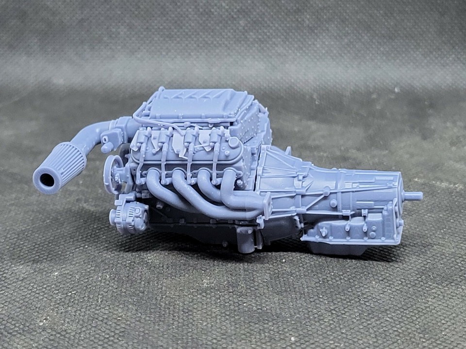 LS3 LS1 Magnuson Supercharged model engine resin 3D printed 1:24-1:8 ...