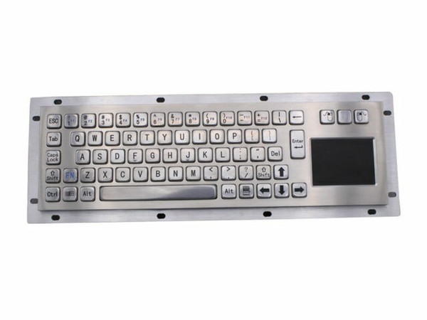 Panel Mount Keyboard Industrial Keyboards With Touchpad for Information ...