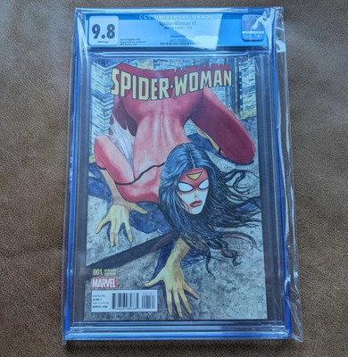 SPIDER-WOMAN #1 CGC 9.8 Milo Manara Variant Cover 2015 Marvel Comics | eBay