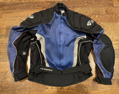 Joe Rocket Motocross Motorcycle Mesh Jacket w Back Protector Size S ...