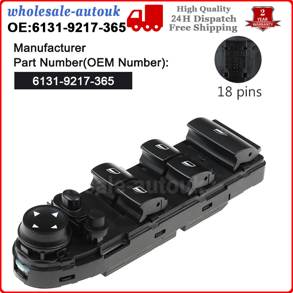 Electric Power Door Window Switch 61319217365 for BMW E93 M3 VW Touran ...