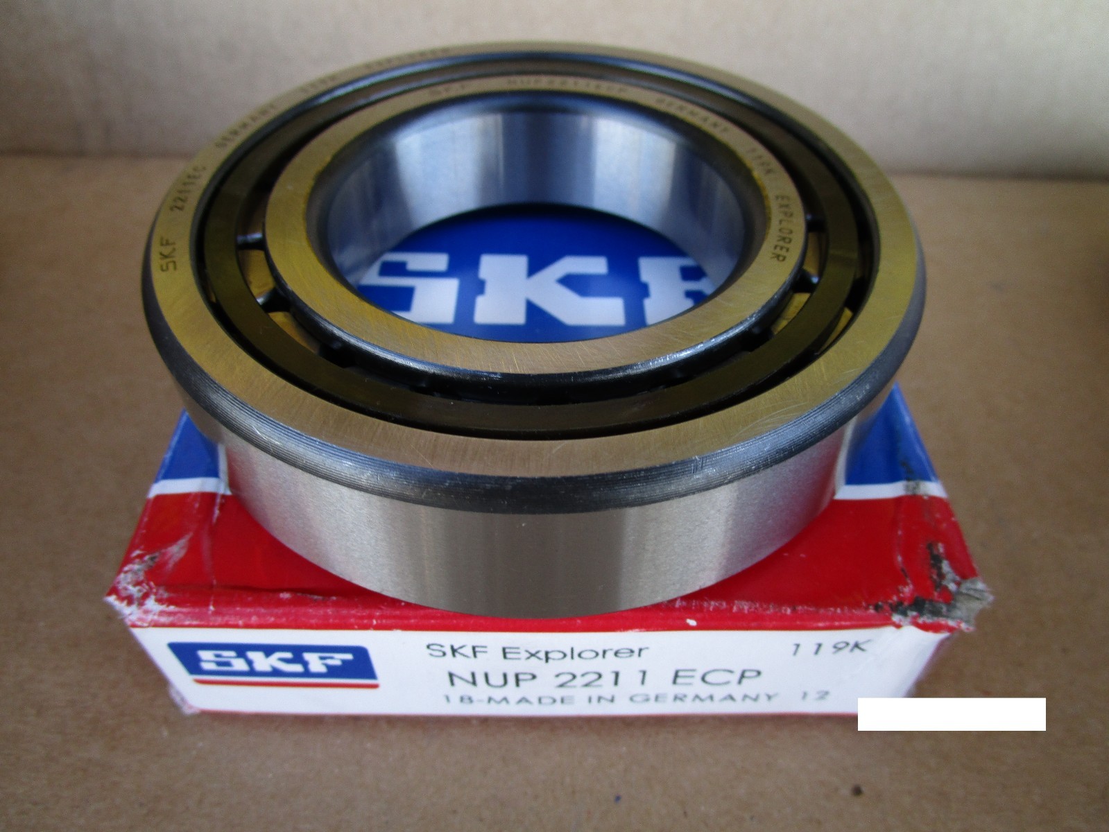 SKF NUP2211ECP Single Row Cylindrical Roller Bearing, NUP 2211 ECP (NSK ...