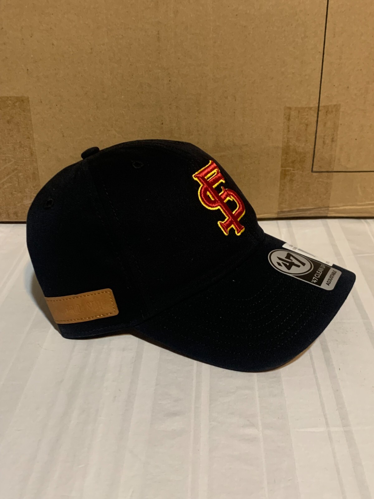 Florida State Seminoles FSU NCAA '47 Throwback Black Clean Up ...
