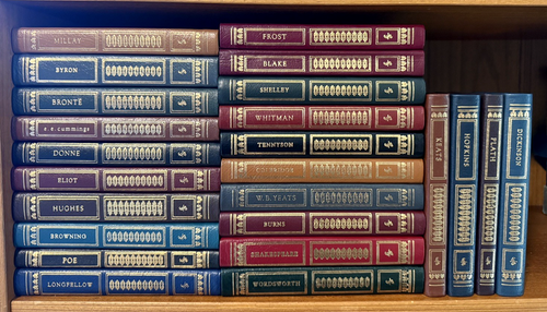 Lot of 24 Easton Press Library of Great Poetry Book Set - Like New | eBay