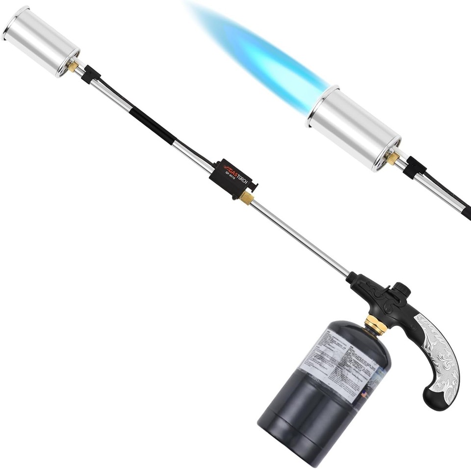 800,000 BTU Heavy-Duty Propane Torch with 30" Long Arm for Ultimate ...